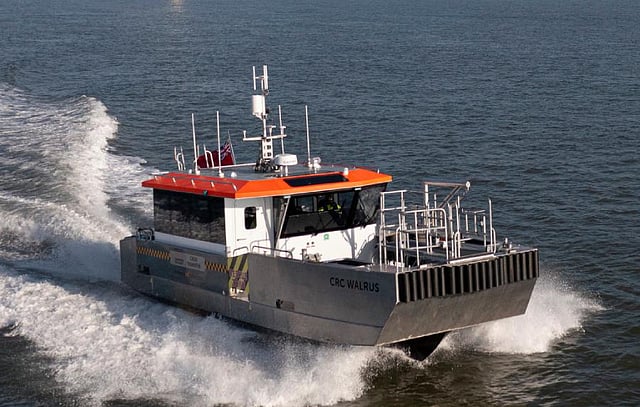 VESSEL REVIEW | CRC Walrus – Amphibious crewboat to support UK offshore ...