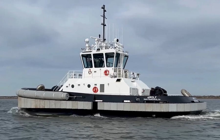 VESSEL REVIEW | eWolf – First US-built all-electric tug joins Crowley’s ...