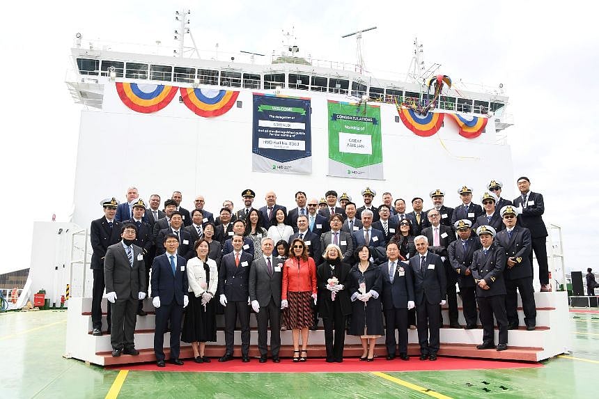Grimaldi welcomes new Con-Ro to fleet