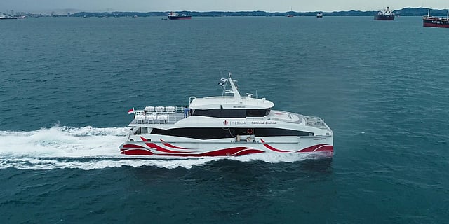 VESSEL REVIEW | Indomal Empire – Indonesian-built catamaran ferry to ...