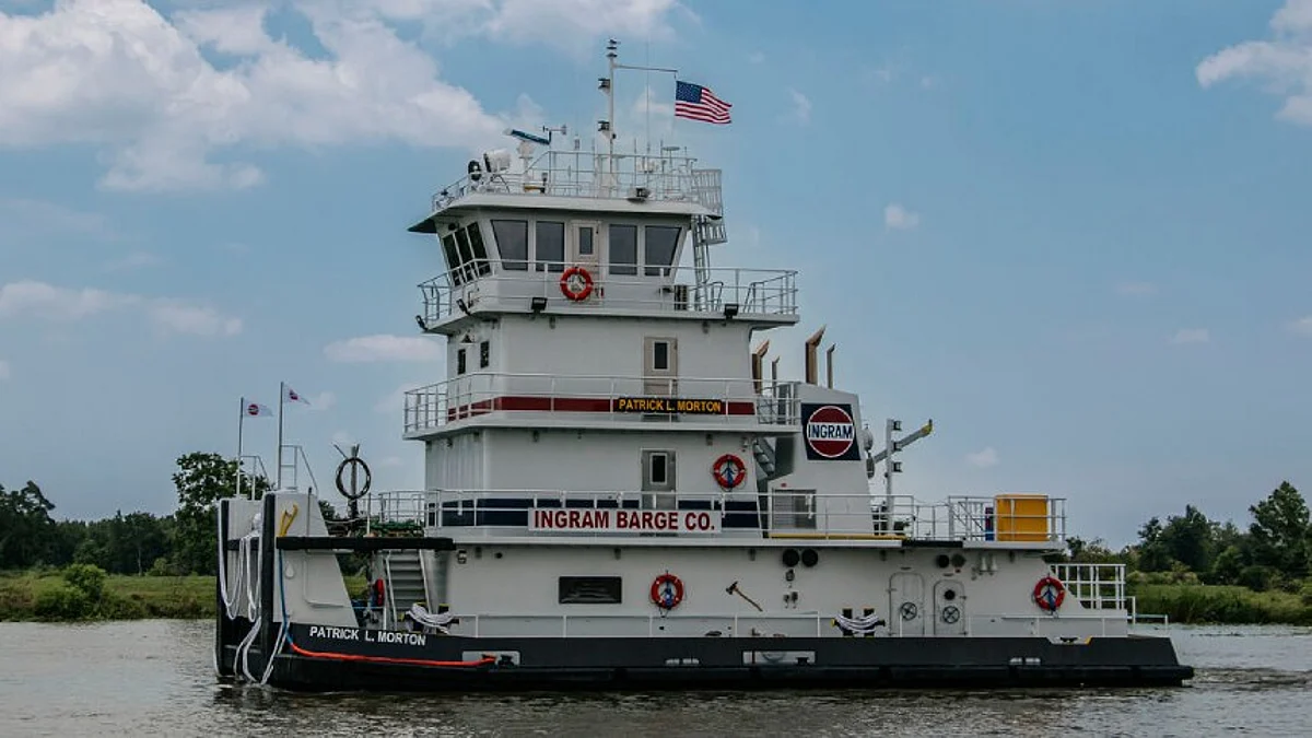 Ingram Marine christens pusher tug trio Ingram Marine christens pusher tug trio
