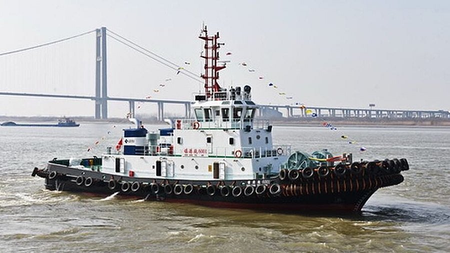 VESSEL REVIEW | Zhen Gang Tuo 6001 – Powerful inland tug to serve China ...