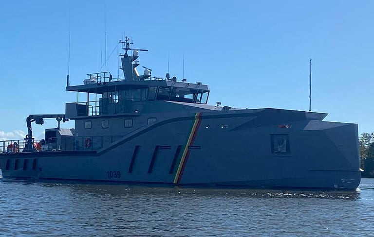 VESSEL REVIEW | Berbice – New patrol vessel for Guyana Defence Force