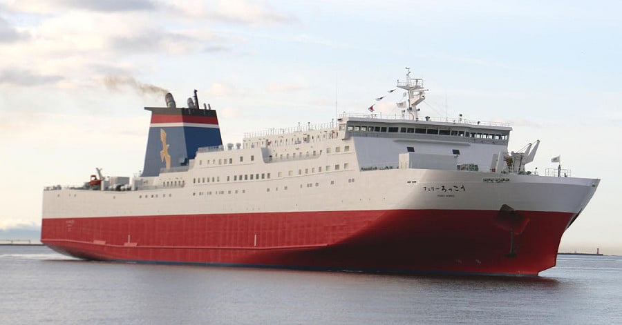 VESSEL REVIEW | Ferry Rokko – Second 194m Ro-Pax for Miyazaki Car Ferry