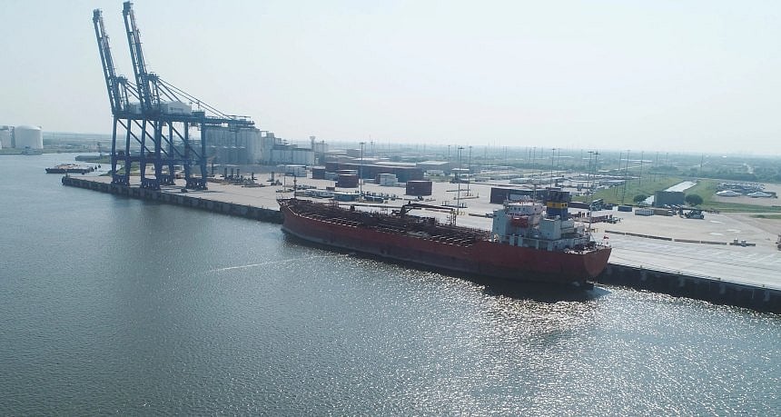 Berth construction completed at Port Freeport, Texas