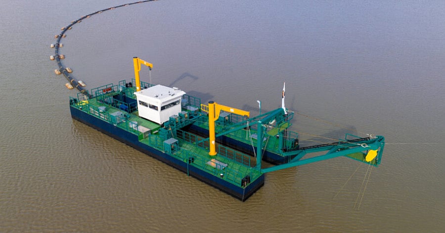 VESSEL REVIEW | Henk Piet – Electric dredger for Dutch civil ...