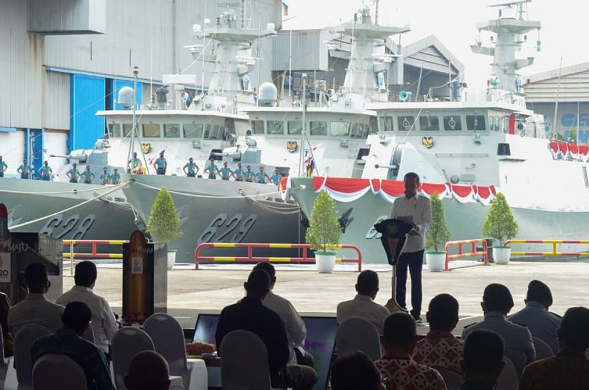 Indonesian Navy’s newest fast attack craft hits the water