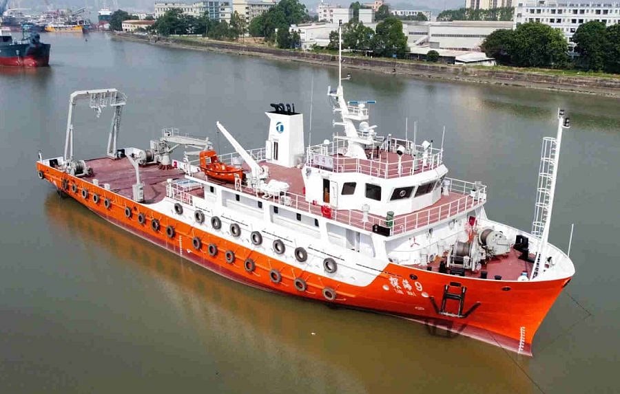 VESSEL REVIEW | Tanhai 9 – Chinese-built survey ship to support ...