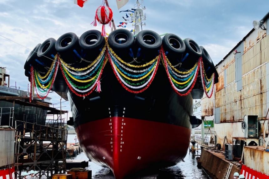 New Japanese-built hybrid tug floated out