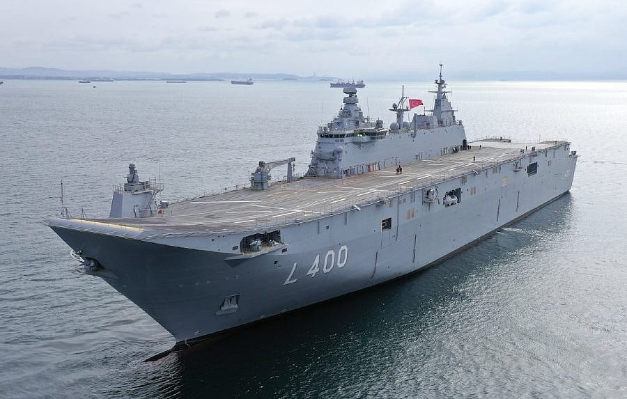 VESSEL REVIEW | Anadolu – Locally-built helicopter carrier delivered to ...