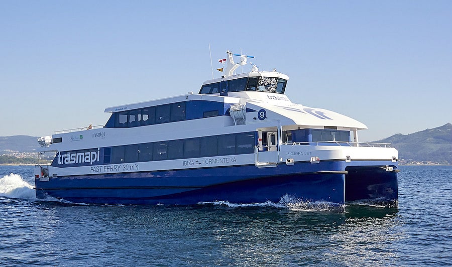 VESSEL REVIEW | Migjorn Jet – Fully-equipped catamaran ferry for short ...