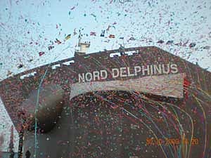 Naming of ‘Nord Delphinus’ at Shanghai Shipyard