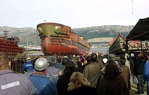 Brodosplit launches new bulker for Jadroplov