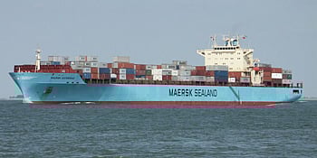 Stricken Maersk vessel ‘Gateshead’ returns