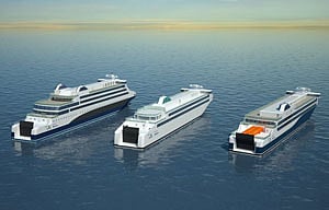 Deltamarin and Wärtsilä unveil new ferry designs