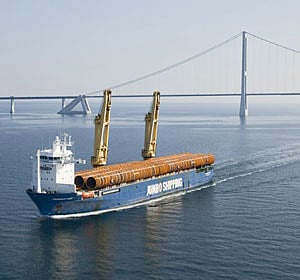 Jumbo delivers 51 monopiles in seven voyages