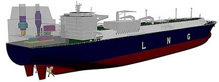 Approval received for gas turbine-powered LNG carrier