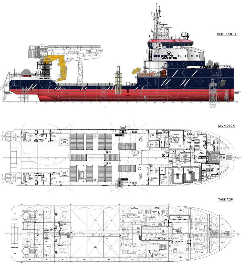 VESSEL REVIEW | Zwerver V – Large, shallow-draught workboat for Dutch ...