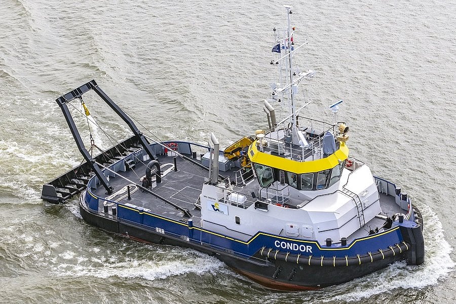 VESSEL REVIEW | Condor – Dutch-built harbour assist and dredging tug to ...