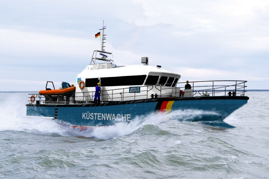 Construction underway on new patrol boats for German customs service