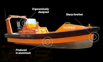 Noreq launches FRB 700 rescue boat in aluminium
