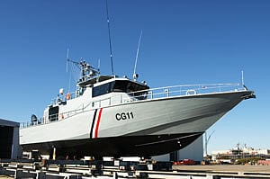 Austal launches 30-metre fast patrol craft