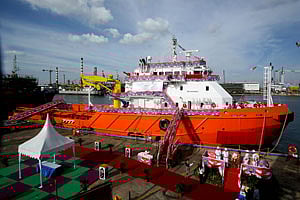 Keppel delivers OSVs to GulfMark and LUKOIL