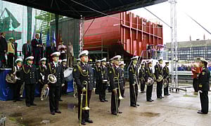 Yantar Shipyard lays keel for research vessel