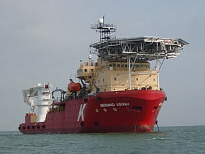 Diving support vessel, ‘Mermaid Asiana’