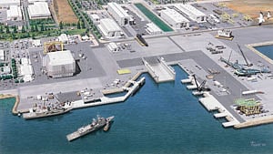 Opening of floating dock in Western Australia