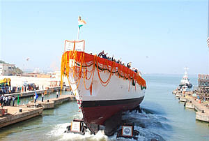 Gujarat Shipyards launches sail training ship