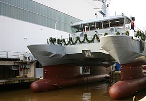 First SWATH patrol boat for Latvian Navy