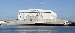 Austal launches second littoral combat ship