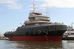Crowley launches ‘Ocean Wave’ tug