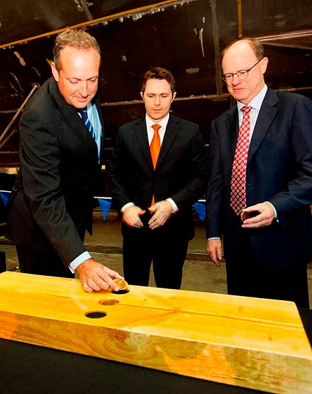 Austal celebrates Cape Class keel laying