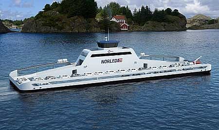 Siemens unveils “world’s first” electric car ferry