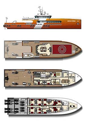 Incat Crowther to design monohull dive support vessel
