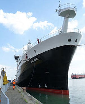 RRS ‘Discovery’ arrives in Southampton