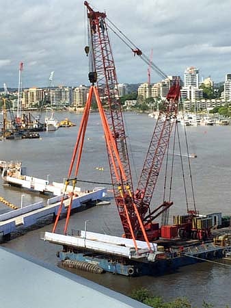 A.M.S. nears completion of riverwalk project