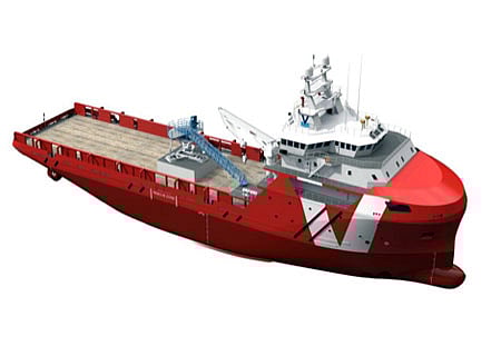 Vroon “walk-to-work” vessel available 2015