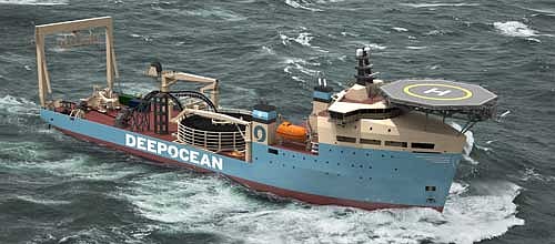 Keel laying ceremony for Maersk subsea support vessel