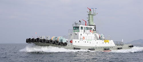 Tsuneishi completes its first 3,230kW class tugboat