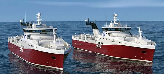 Kleven to build two stern trawlers for DFFU