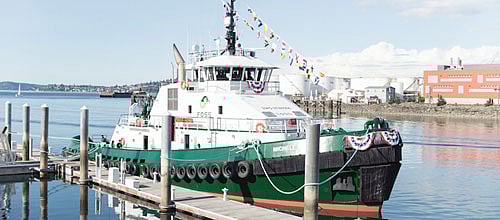 Foss christens Arctic Class ocean tug