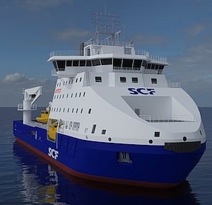 Arctech lays the keel for the new icebreaking offshore vessel