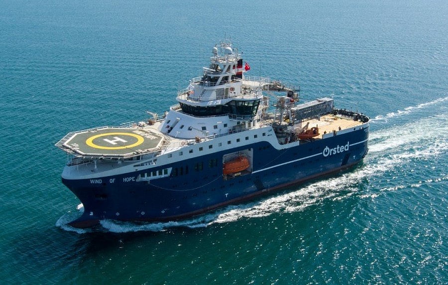 VESSEL REVIEW | Wind of Hope – Turkish-built windfarm support vessel ...