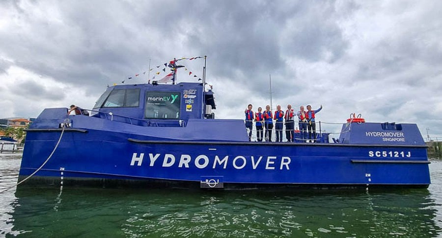 VESSEL REVIEW | Hydromover – All-electric catamaran cargo vessel and ...
