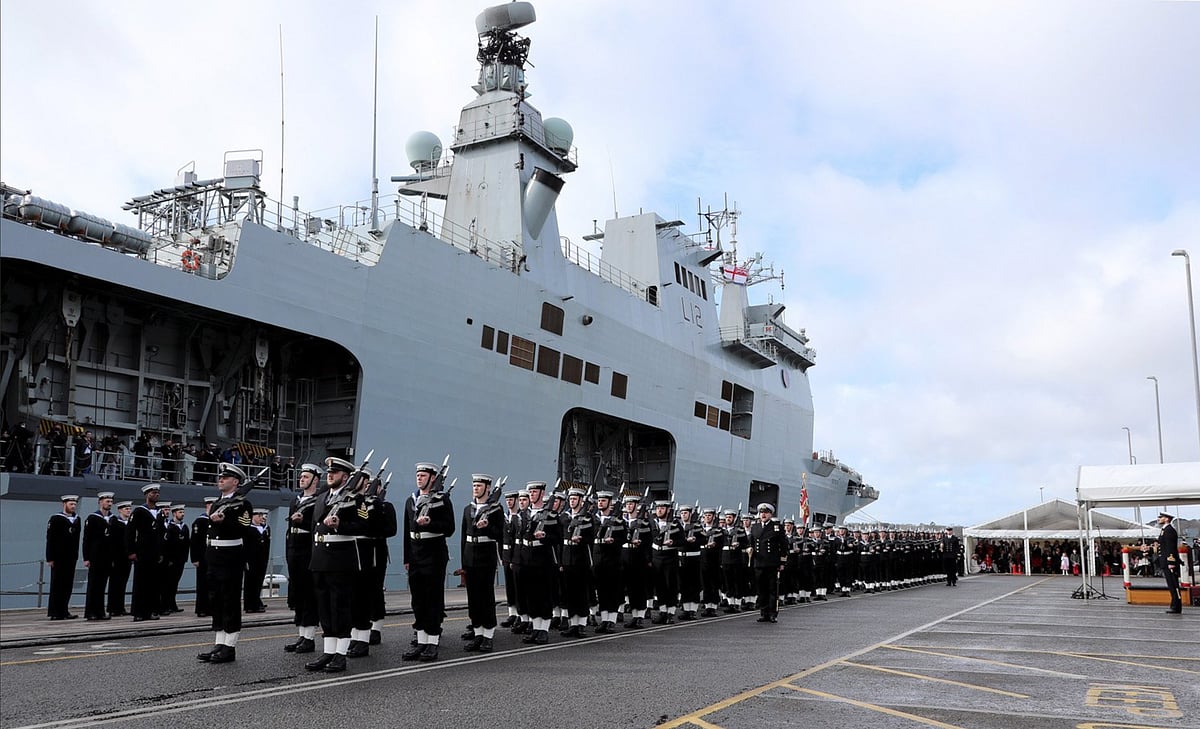 Royal Navy decommissions former flagship HMS Ocean