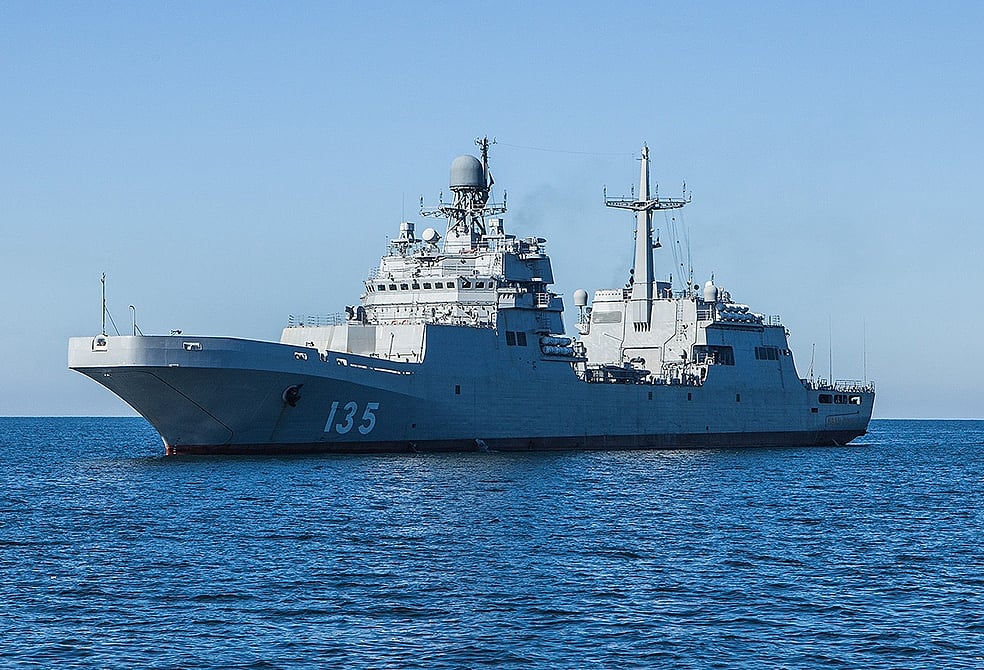 Sea trials for Russian Navy’s latest landing ship