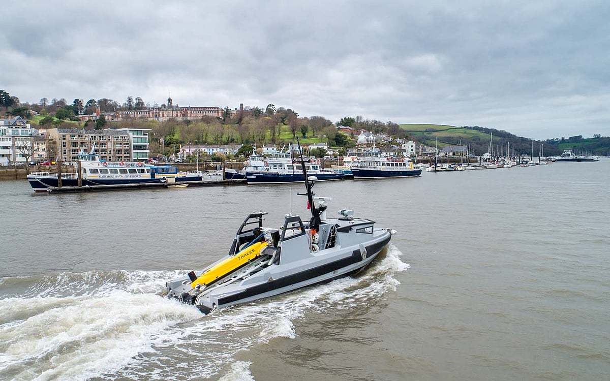 Royal Navy’s newest minehunting USV undergoes trials